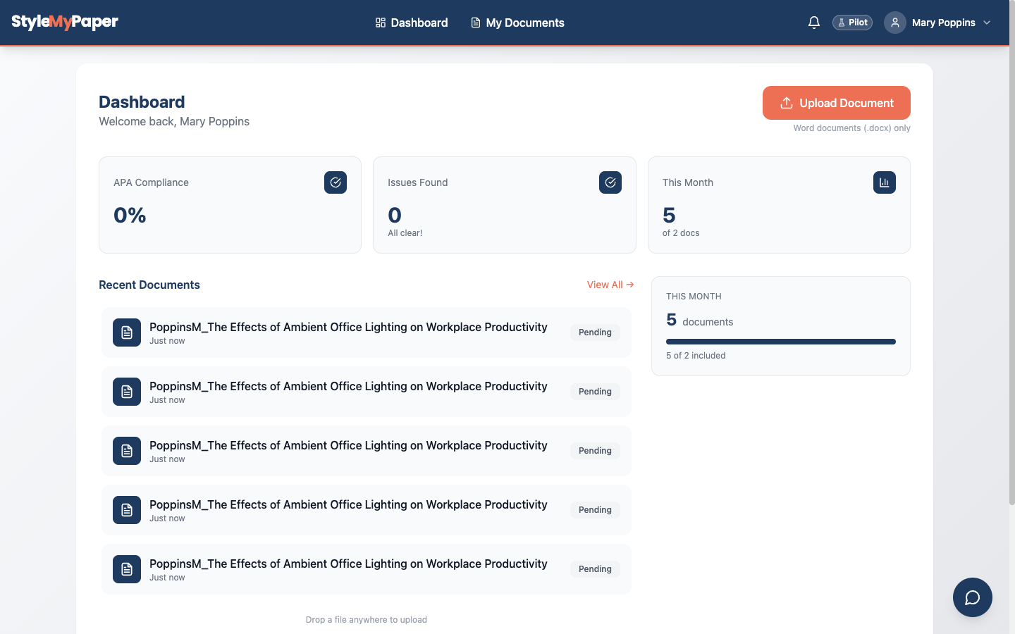 StyleMyPaper - Academic Formatting Made Simple