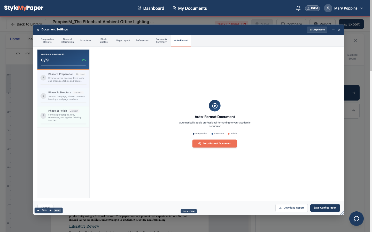 StyleMyPaper - Academic Formatting Made Simple